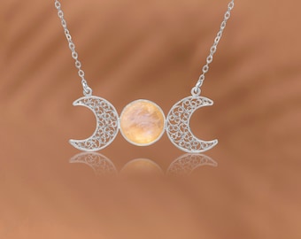 Filigree Moon Jewelry - Etsy