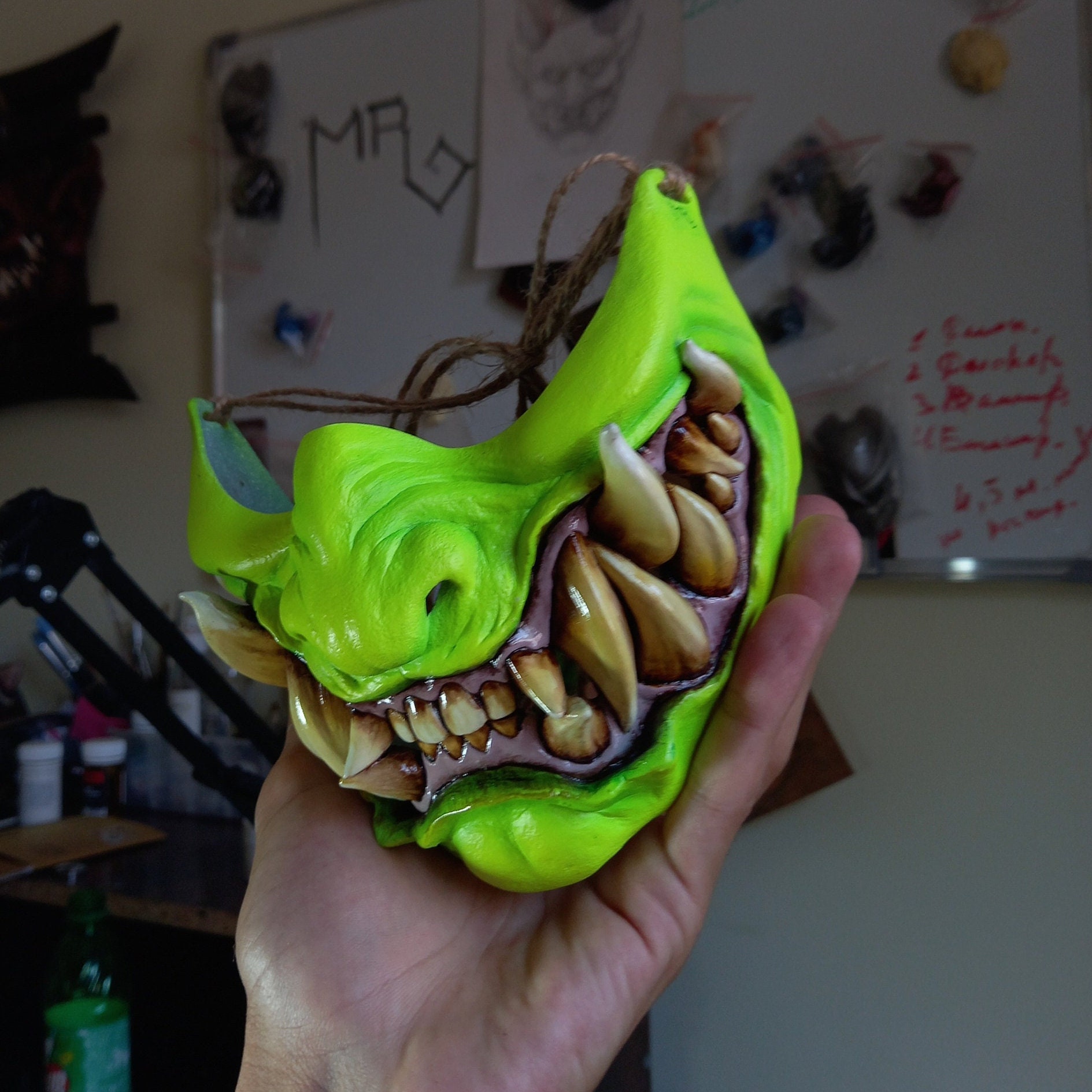 Realistic Samurai Mask - Etsy