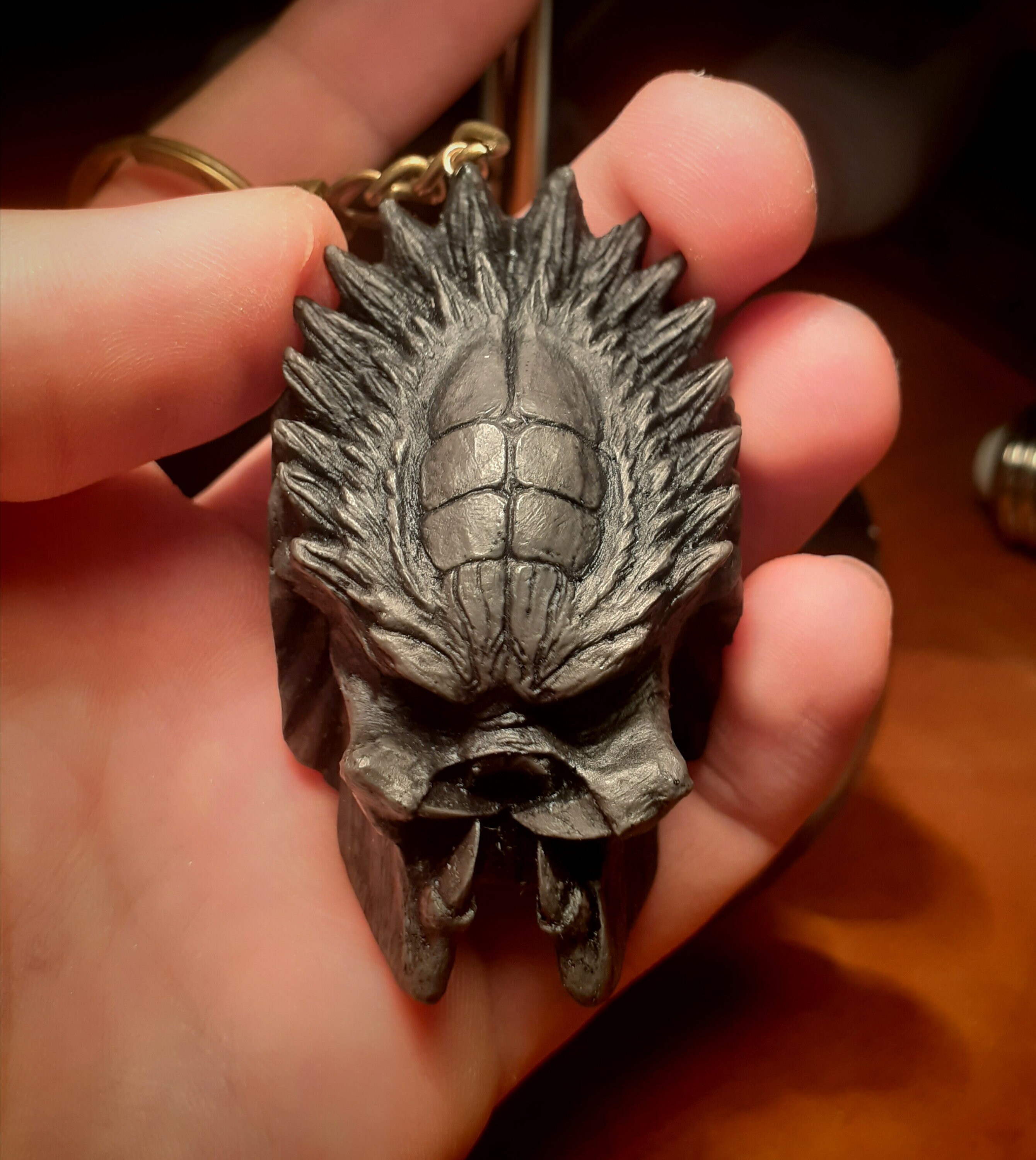 Keychain Predator Head - Etsy