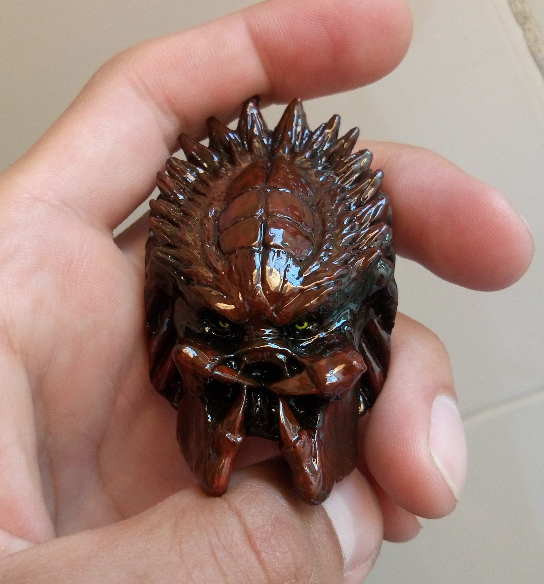 Keychain Predator Head - Etsy