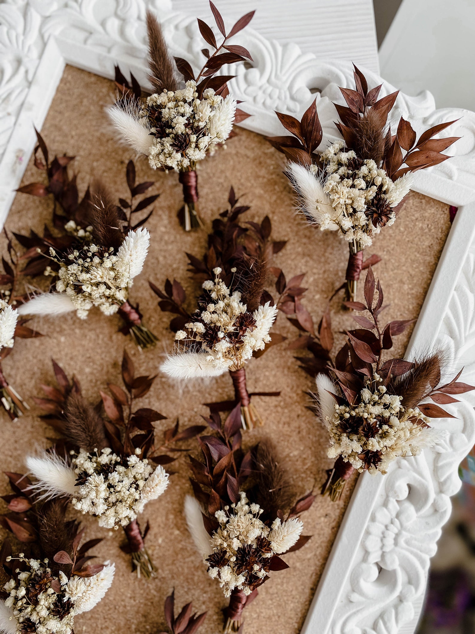 Boho Rustic Wedding Boutonniere Fall Autumn Grooms - Etsy