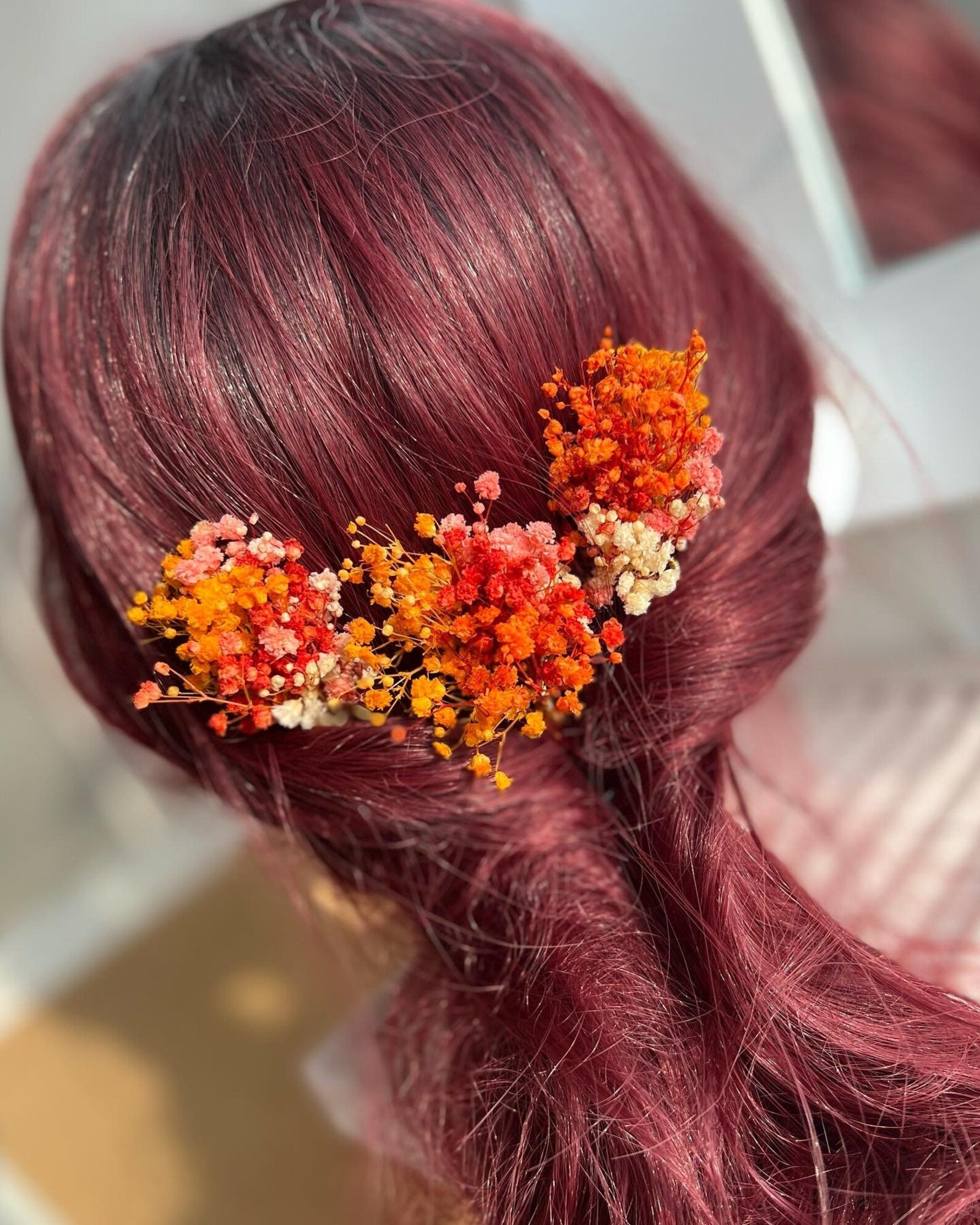 Dried Flower Hair Pins Fall Autumn Wedding Flower Hairpins - Etsy
