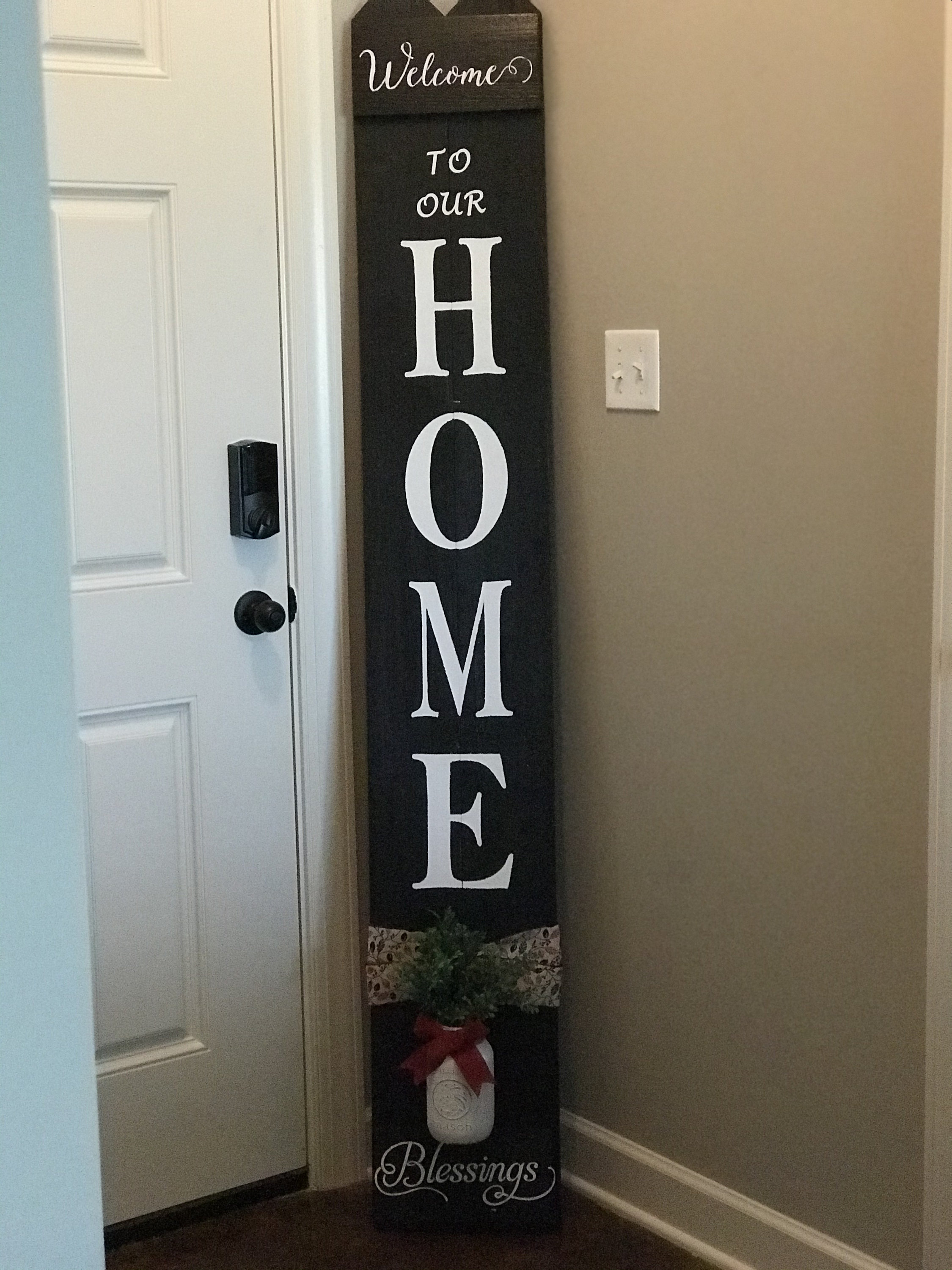 Welcome Front Door Lighted Sign - Etsy