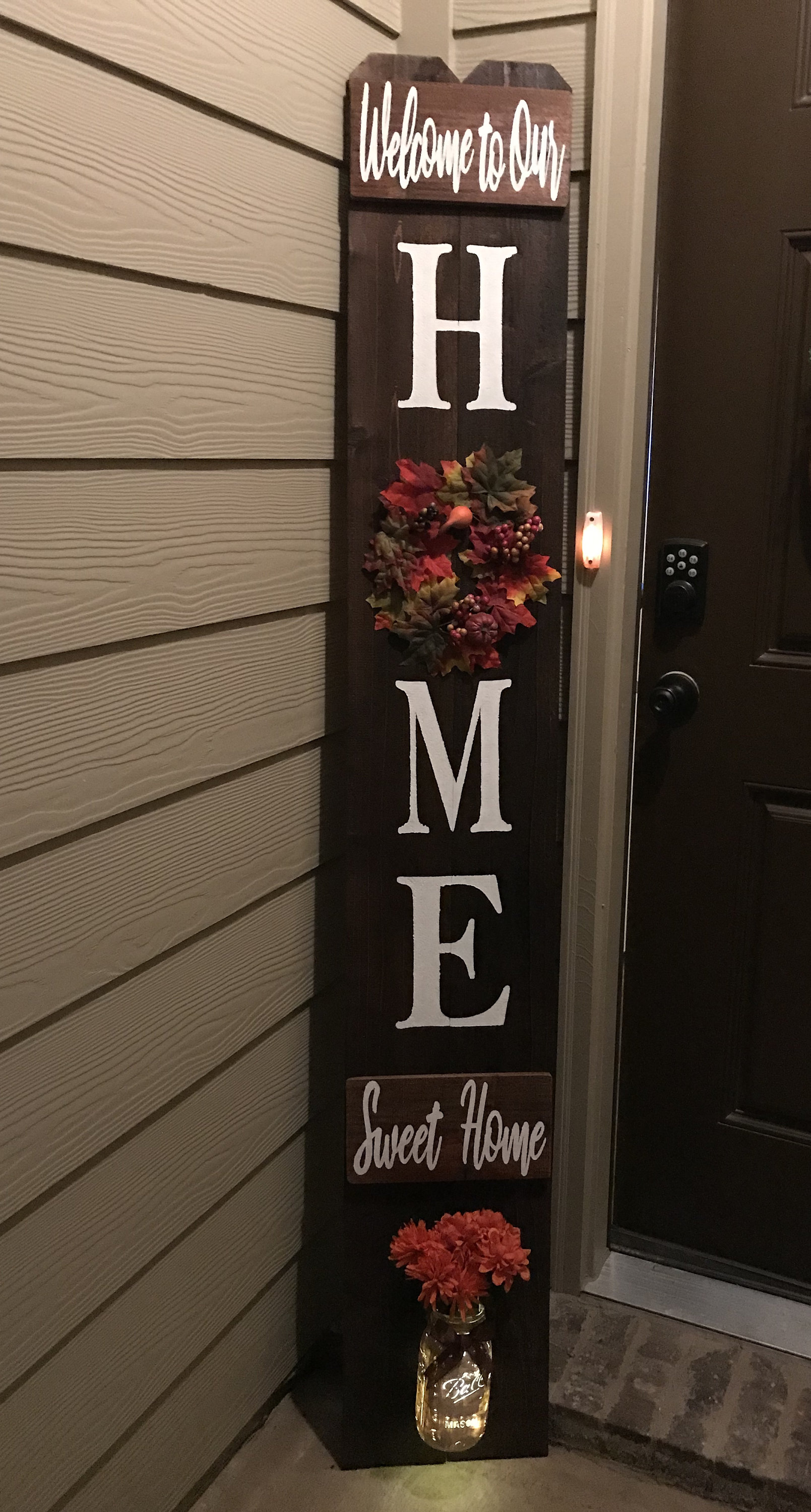 Welcome Front Door Lighted Sign - Etsy