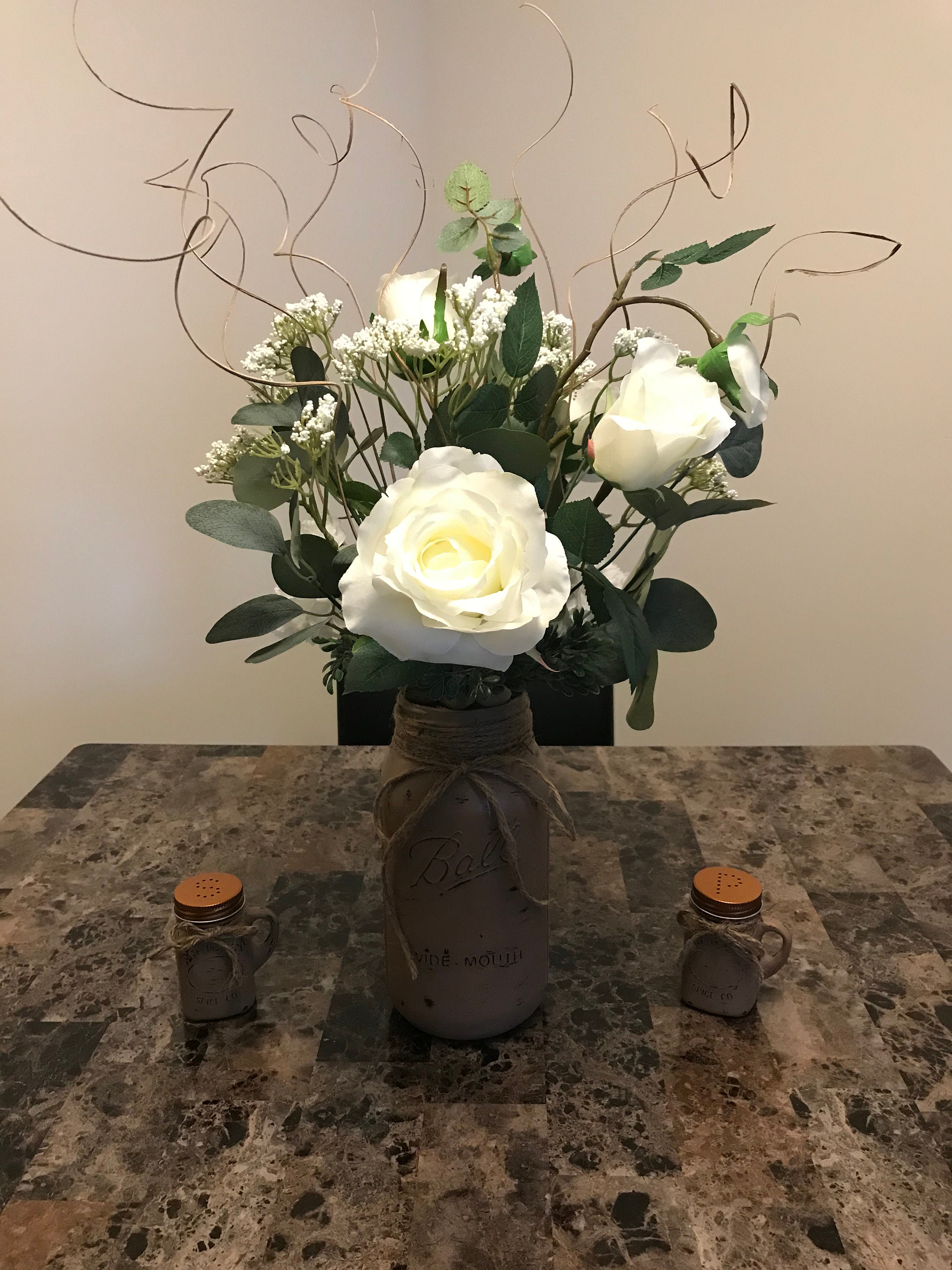 Hand Painted Kitchen Mason Jars - Etsy