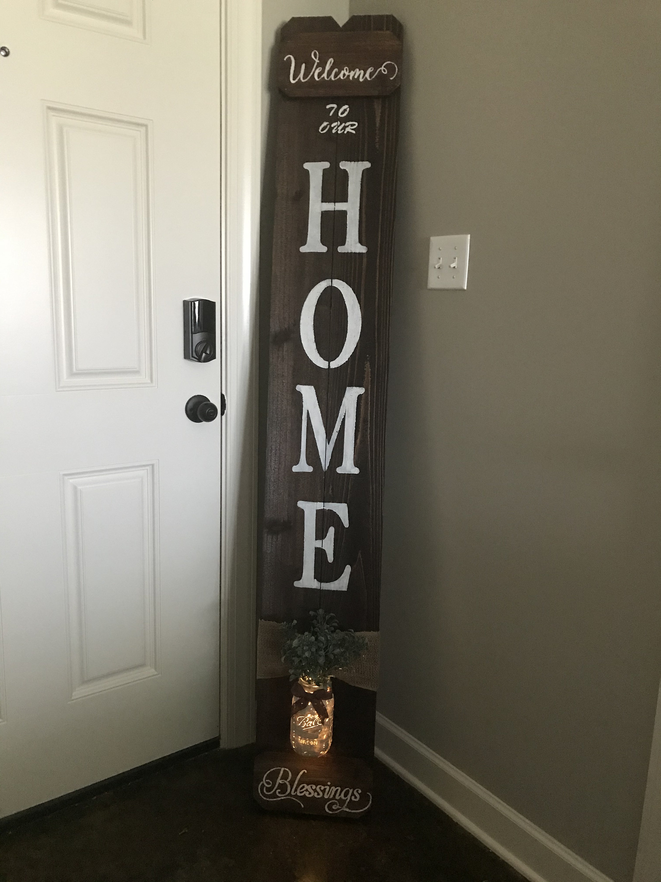 Welcome Front Door Lighted Sign - Etsy