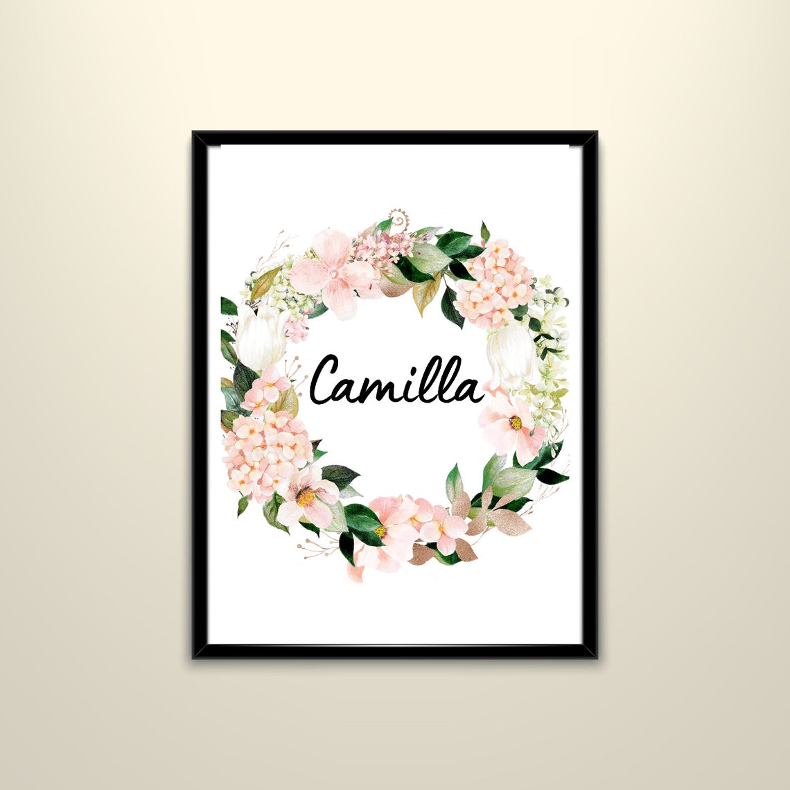 Custom Name Wall Art Personalized Printable Digital Name | Etsy