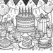 The Birthday Party Colouring Pages 5 Colouring Pages for Kids Colouring ...
