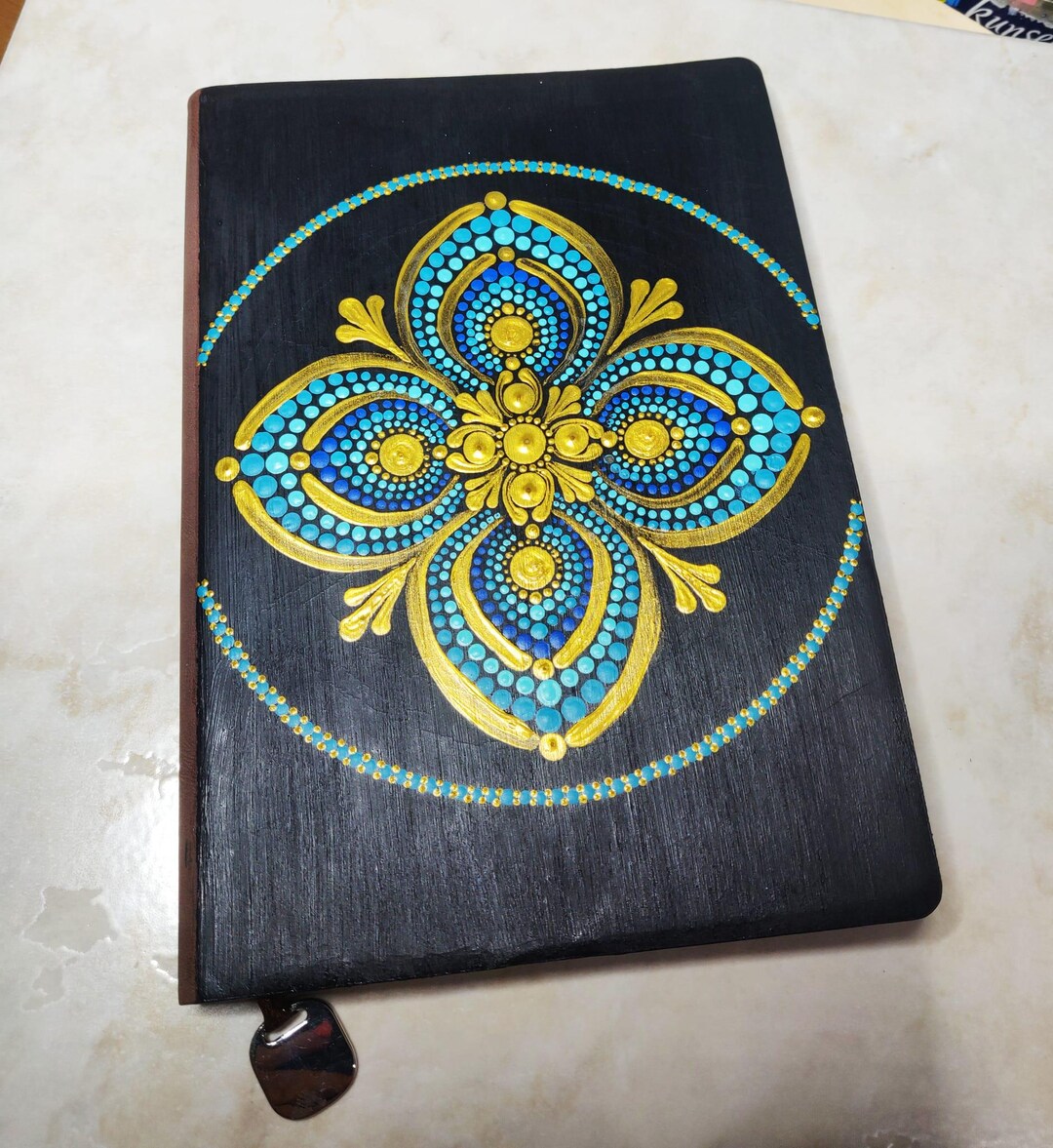 Hand-painted A5 Diary Unique Personalized Journal Notebook One-of-a ...