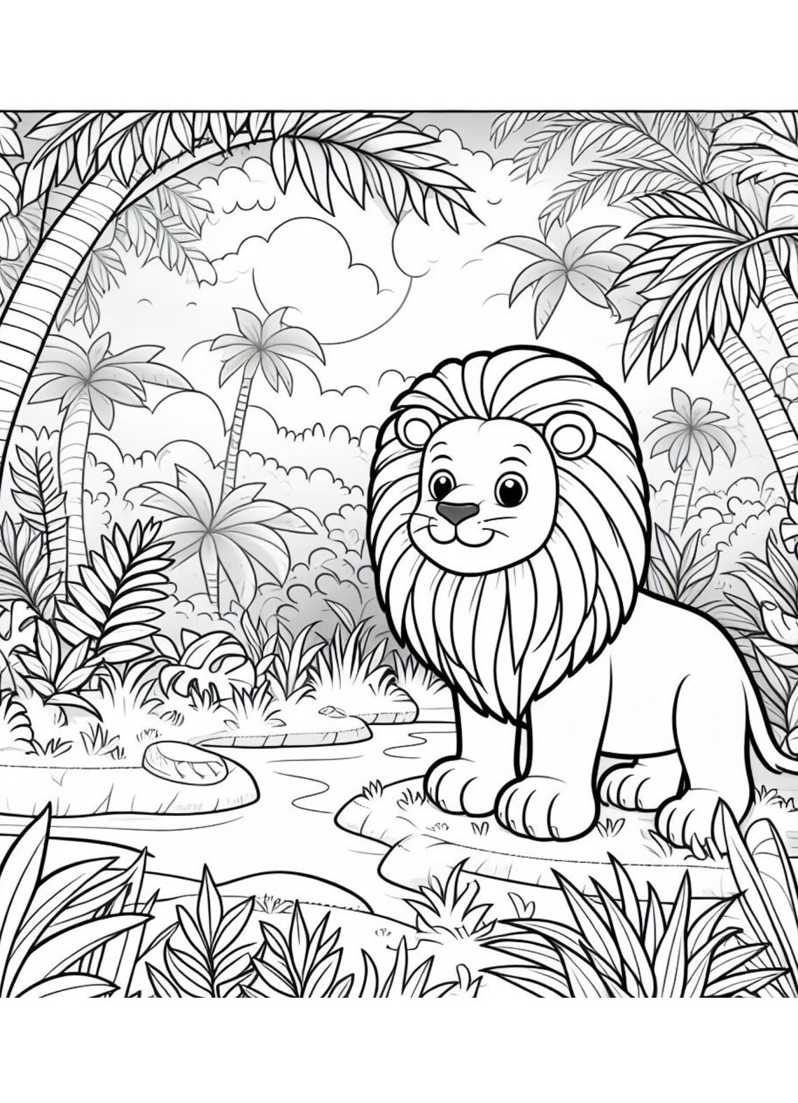 In the Jungle Colouring Pages 7 Jungle Colouring Pages Colouring Pages ...