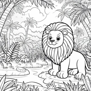 In the Jungle Colouring Pages 7 Jungle Colouring Pages Colouring Pages ...