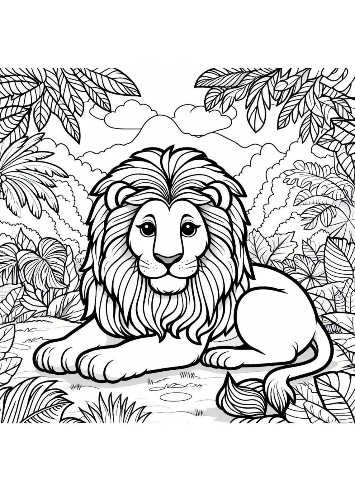 In the Jungle Colouring Pages 7 Jungle Colouring Pages Colouring Pages ...