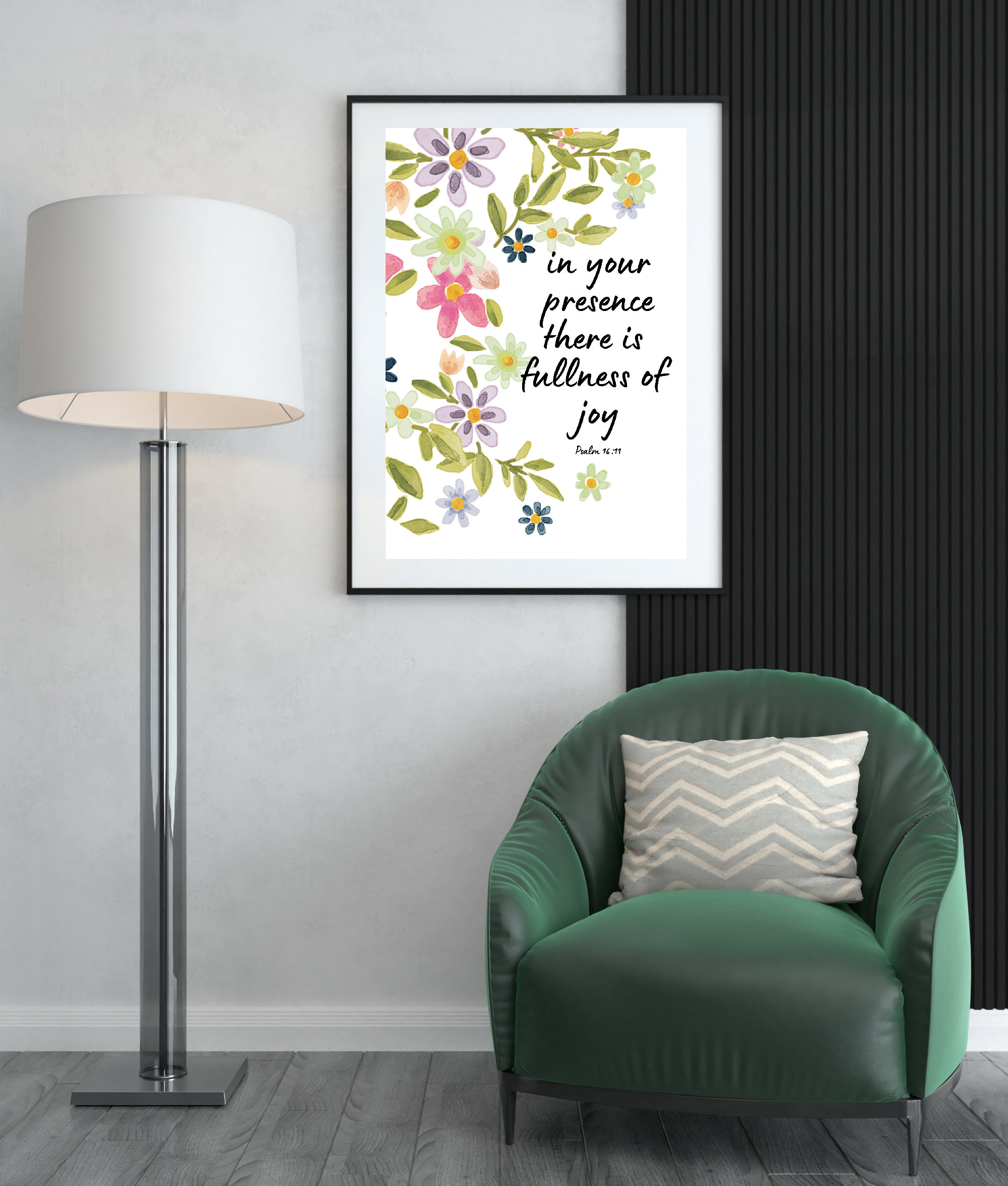 Bible Verse Wall Art in Your Presence There is Fullness of Joy ...
