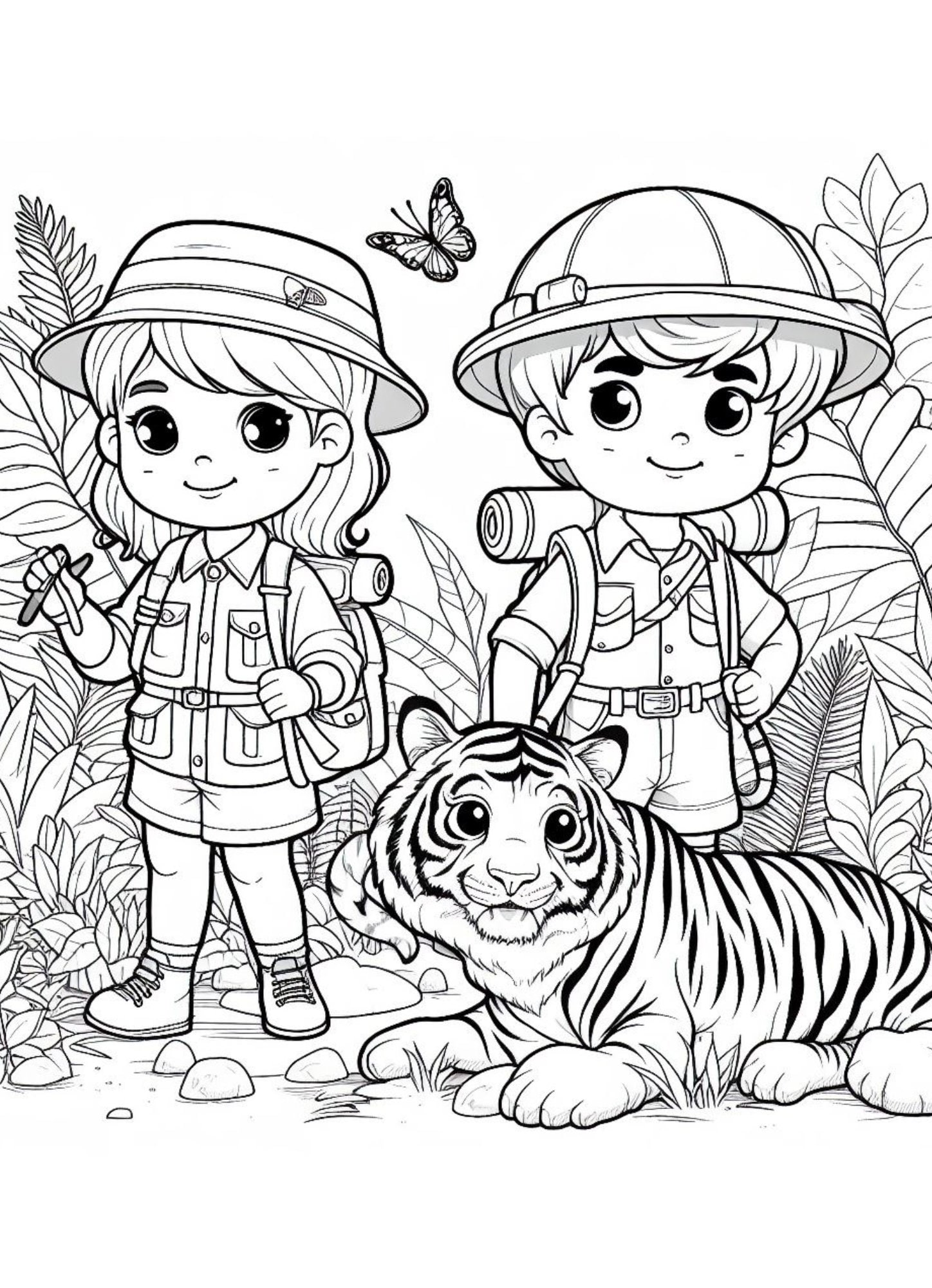 In the Jungle Colouring Pages 7 Jungle Colouring Pages Colouring Pages ...