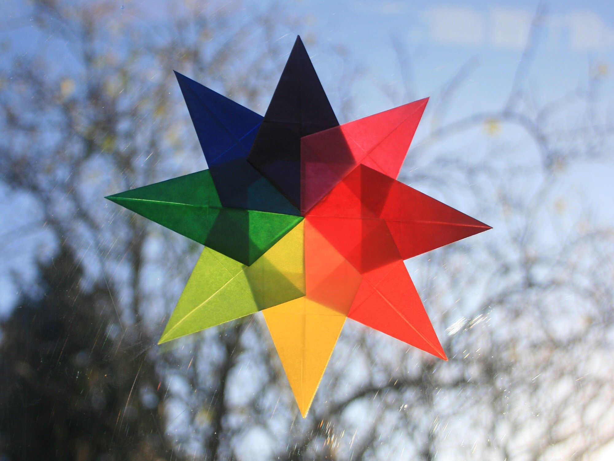 Window Star AND Kit / Rainbow Steiner Waldorf Home School | Etsy
