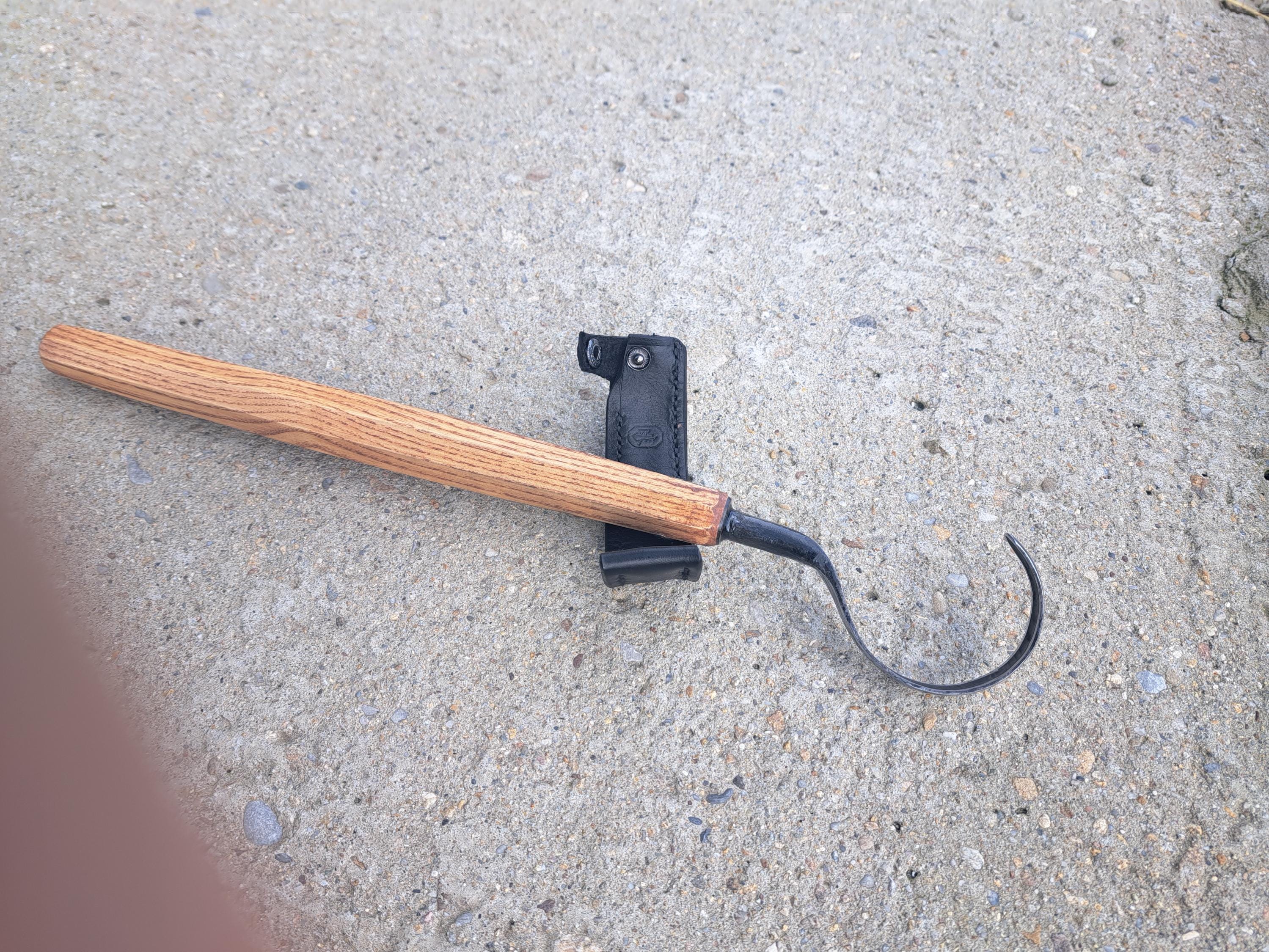 Kuksa Knife / TWCA / Hook Knife/ Two-handed Hook Knife / Two-handed ...