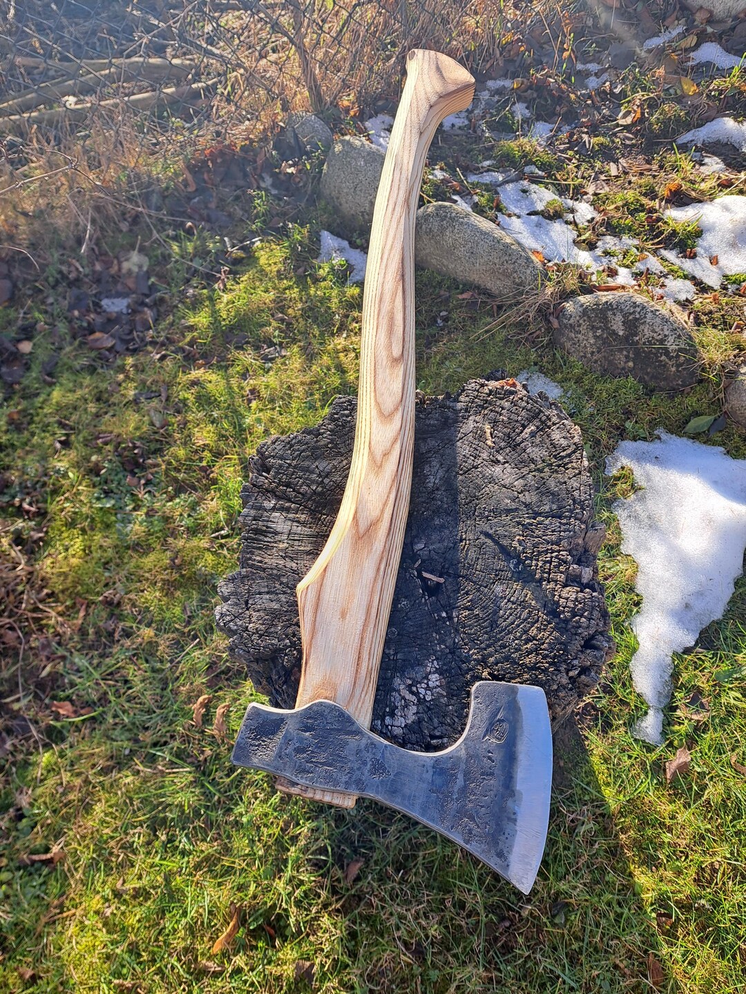 Splitting Ax, Farm Ax,forged Ax, Custom Forged Hatchet, Handmade Carbon ...