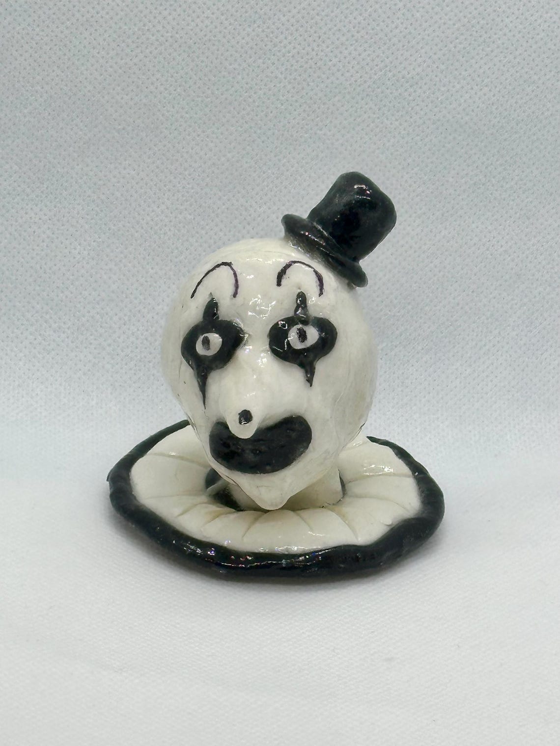 Terrifier Art the Clown Figural Head Bust 2.25 Polymer Clay Figurine ...