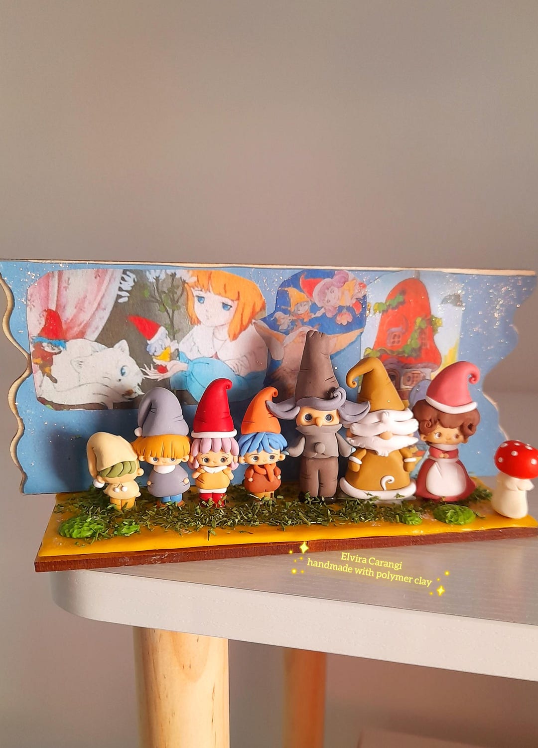 Memole Diorama Little Memoru Polymer Clay Fimo Handmade Anime Fanart ...