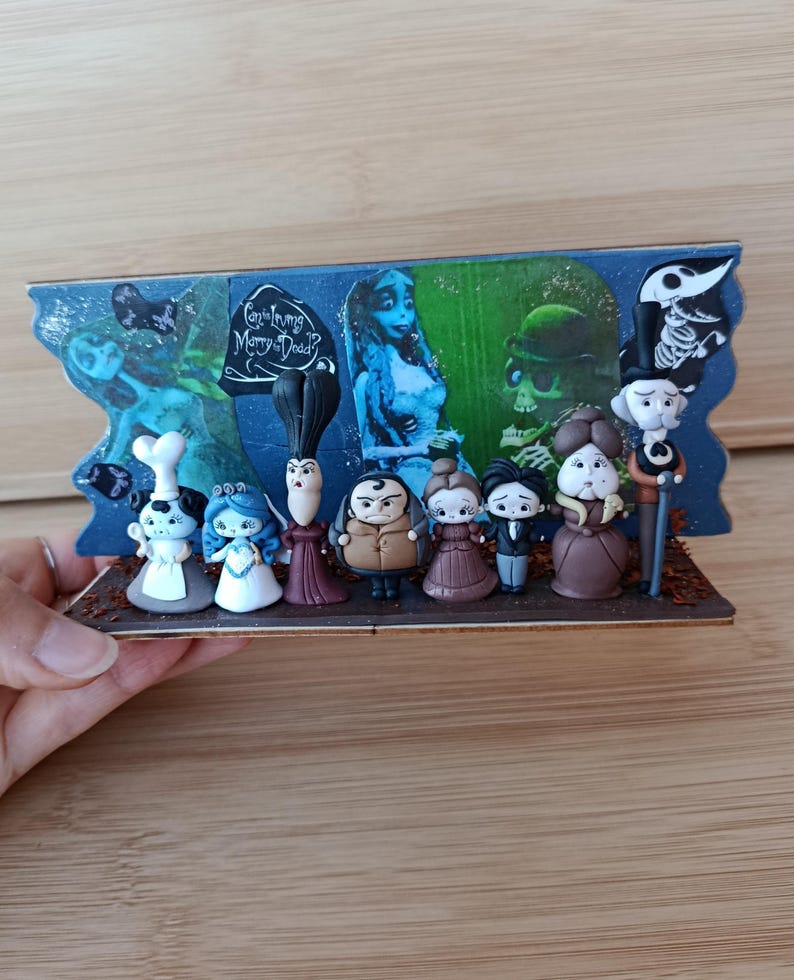 Diorama Emily Corpse Bride Corpse Bride Tim Burton Fanart Victor Figure ...