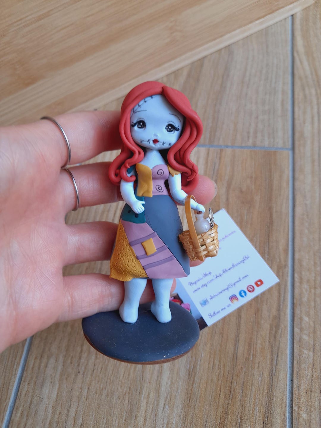 Action Figure Figurine Sally Kawaii Polymer Clay - Etsy