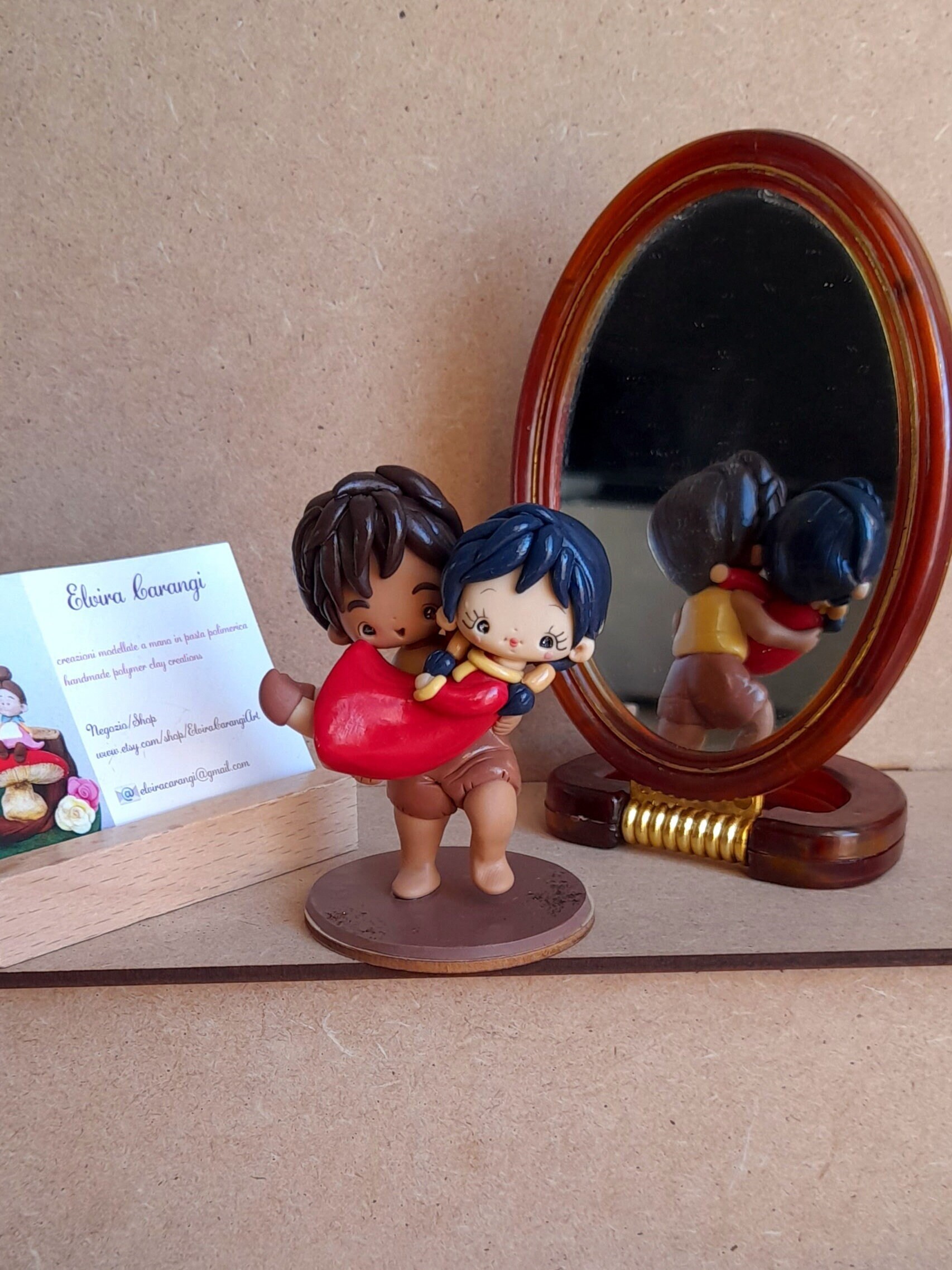 Chubby Figures Anime Figurine Fanart Elvira Carangi Miniatures - Etsy
