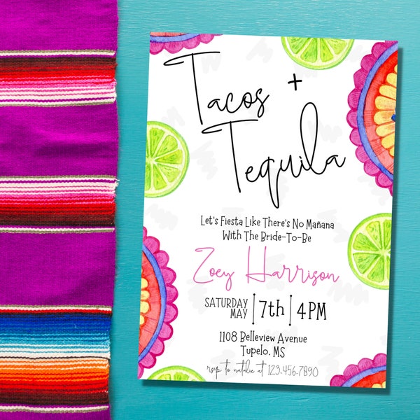 Tacos and Tequila - Etsy