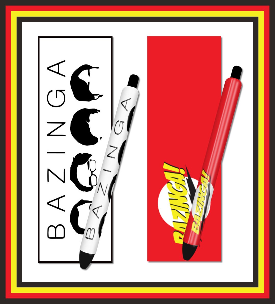 Bazinga Pen Wrap- Digital Download - Etsy