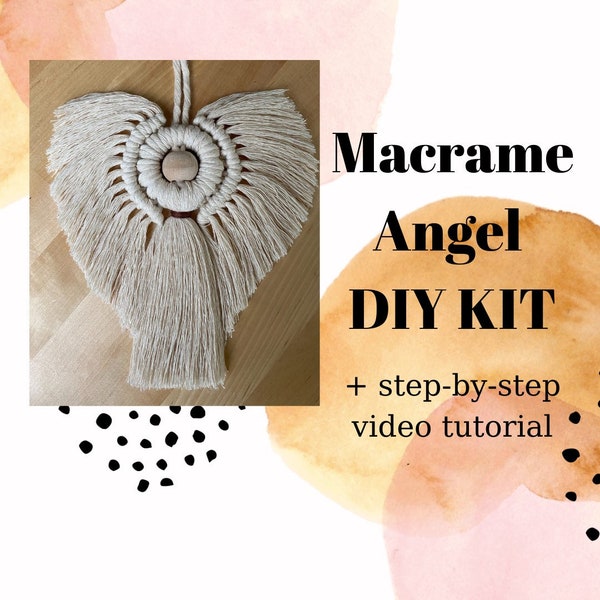 Macrame Angel - Etsy