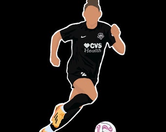 Trinity Rodman Poster, USWNT Poster, Washington Spirit Print, Sports ...