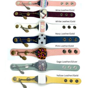 Fob Bracelet,key Holder Bracelet,keychain Wristlet Bracelet,leather ...