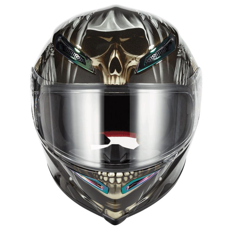 Custom Painted Glass Fiber Full-face Motorcycle Helmet - Etsy