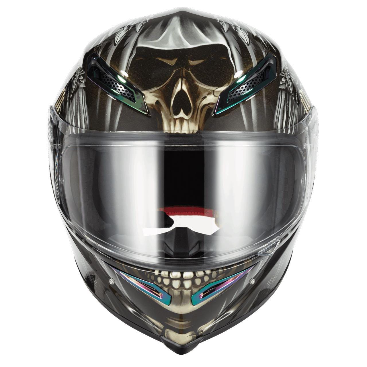Custom Full-face Motorcycle Helmet, Carbon Fiber Material, Painted Appearance, Gloss Finish ...