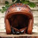 Custom Indian Feather Design 3/4 Motorcycle Helmet - Etsy