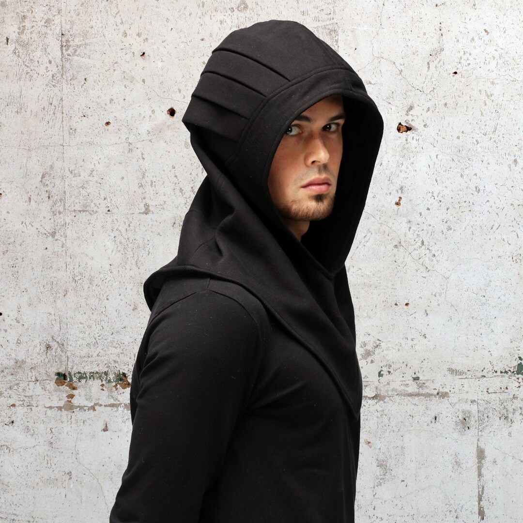 Black Kombat Hood Scorpion Ninja Sub Mask Mileena Costume Zero Cosplay ...