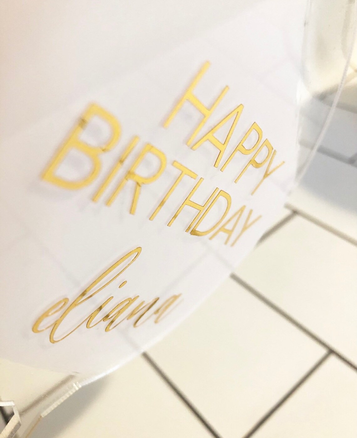 Acrylic Round Circle Cake Topper Birthday Girl Birthday Boy | Etsy