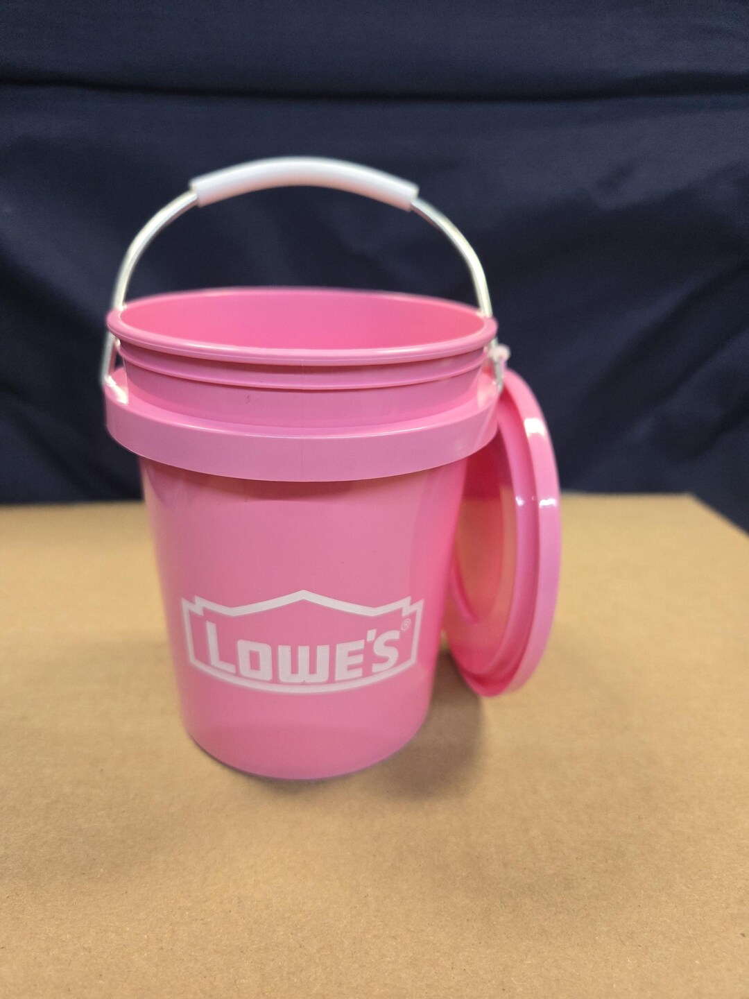 Viral PINK Mini Lowe’s Bucket With LID - as Seen on Tiktok Lowes - Etsy