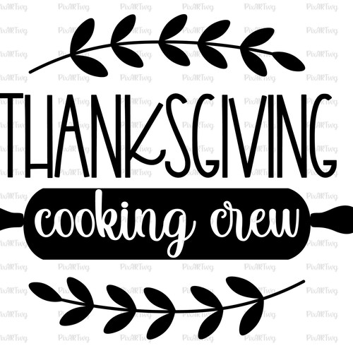 Thanksgiving Cooking Crew Thanksgiving Dinner Apron Svg - Etsy