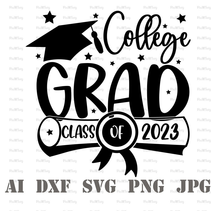 College Svg - Etsy