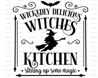 Paper, Party & Kids Kitchen Witch SVG-Wiccan SVG Clip Art & Image Files ...