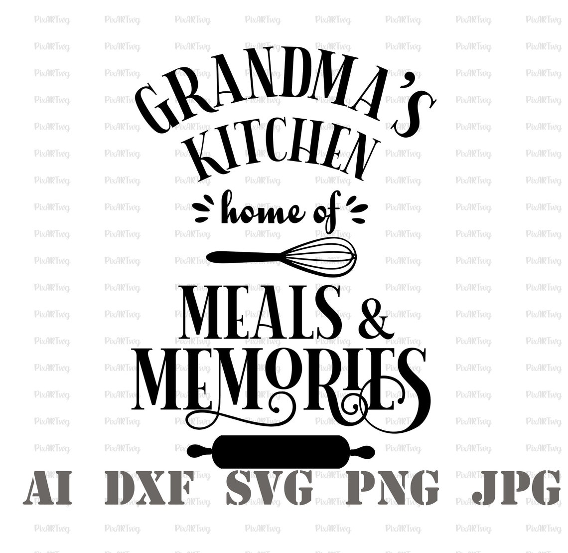 Grandma's Kitchen Svg-farmhouse Kitchen Svg-baking - Etsy