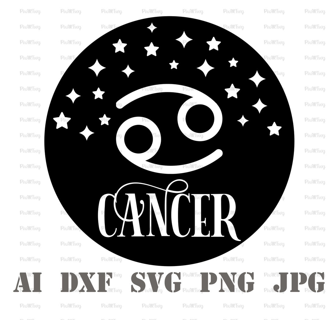 CANCER ZODIAC Svg-zodiac Constellations Svg-astrology Sign Svg,zodiac ...