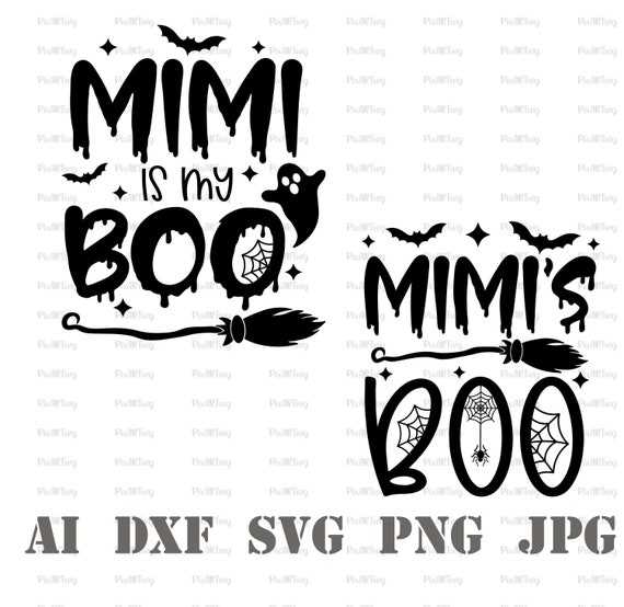 2 SVG Files-mimi Life Svg-mimi Svg-mimi is My Boo Svg-hello - Etsy