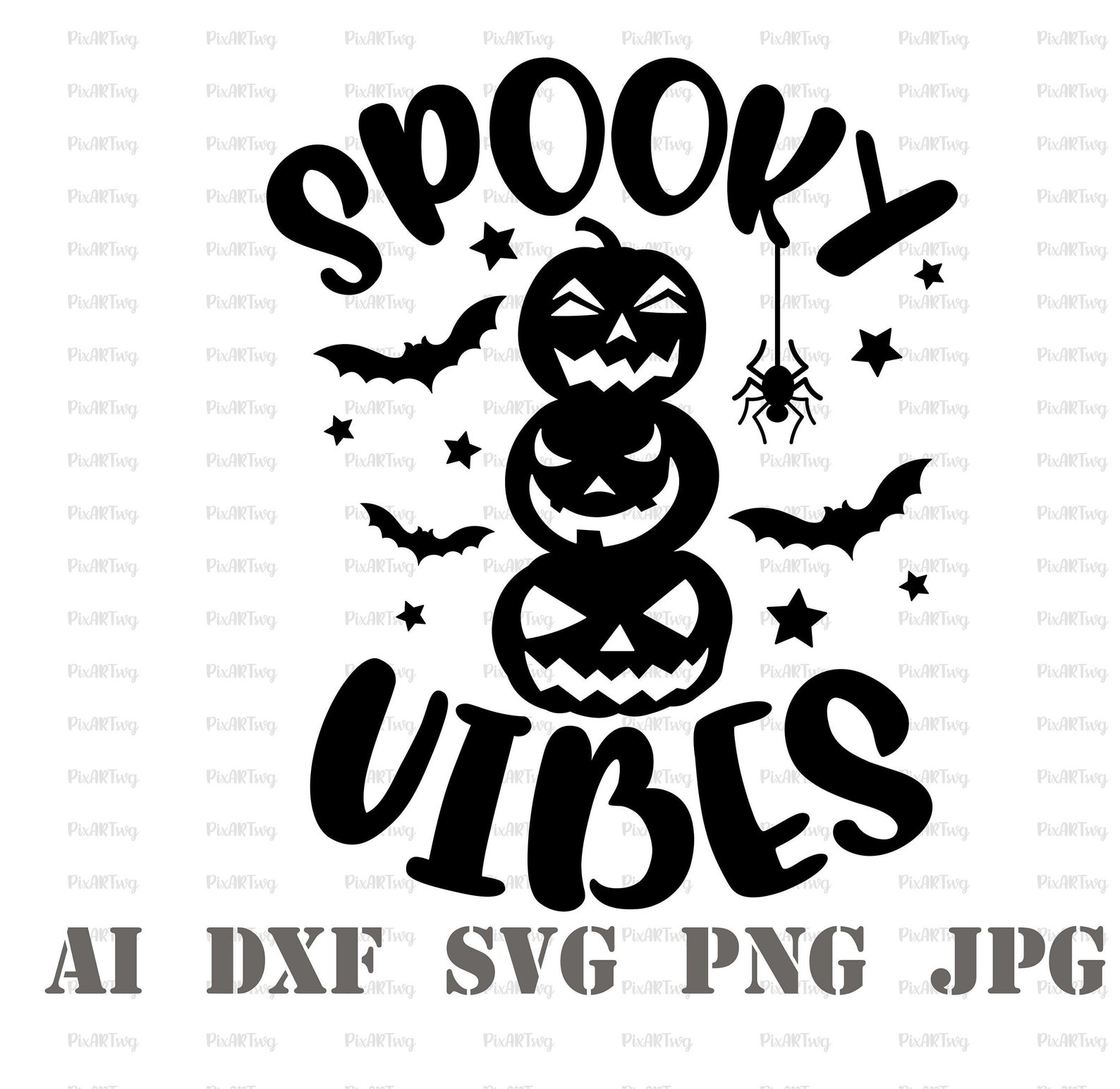 Spooky Vibes Svg-halloween Svg-halloween Witch Svg-pumpkin - Etsy