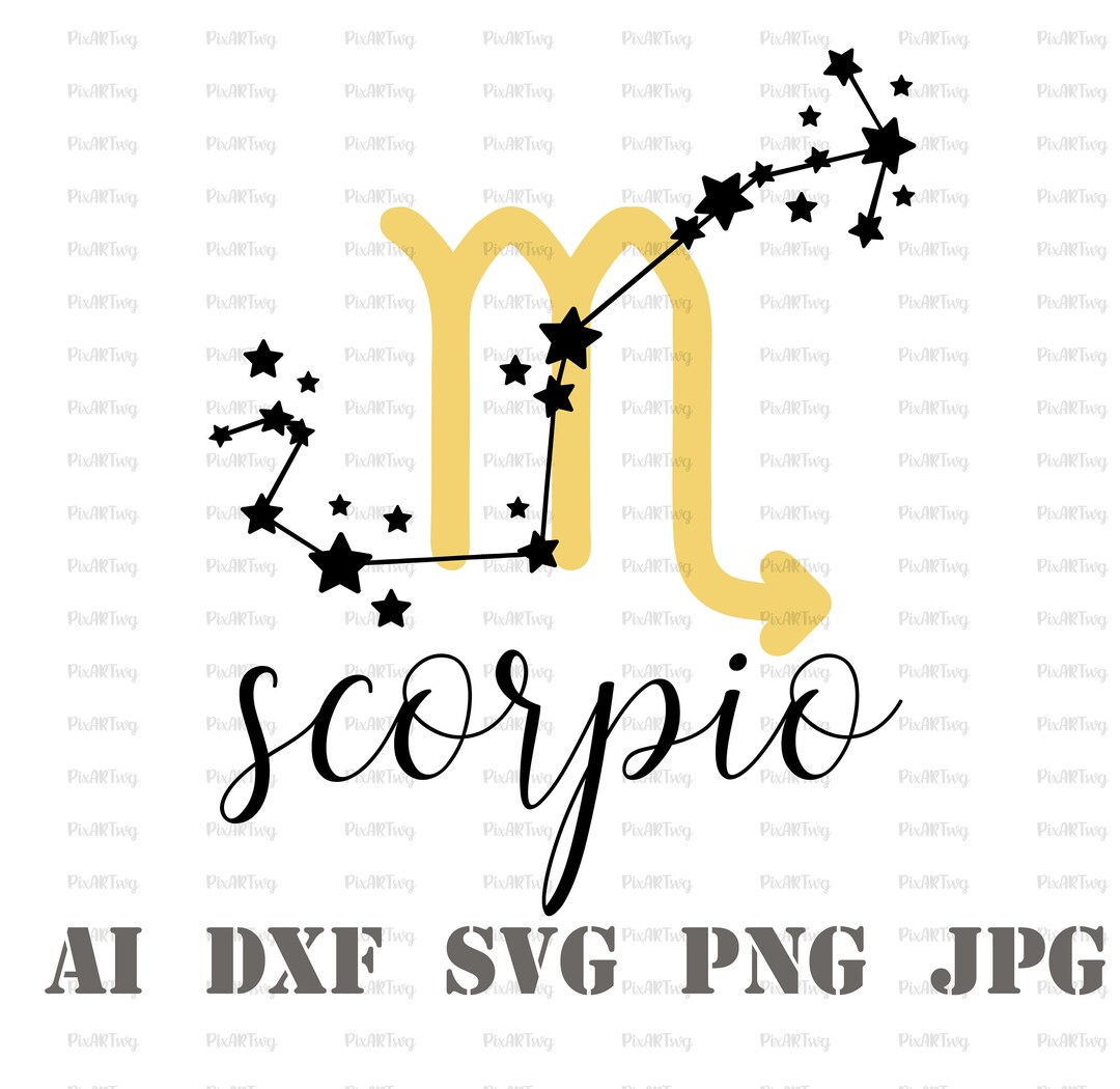SCORPIO ZODIAC Svg-constellations Svg,zodiac Sign,zodiac Constellations ...