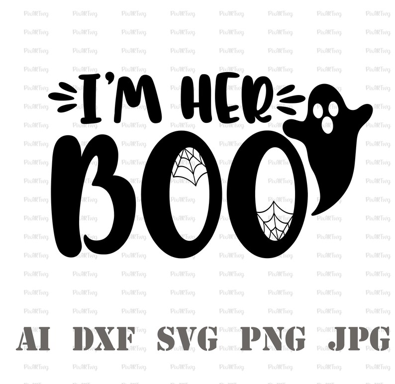 2 SVG FILES His Witch Svg-Her Boo Svg-Matching Shirts | Etsy