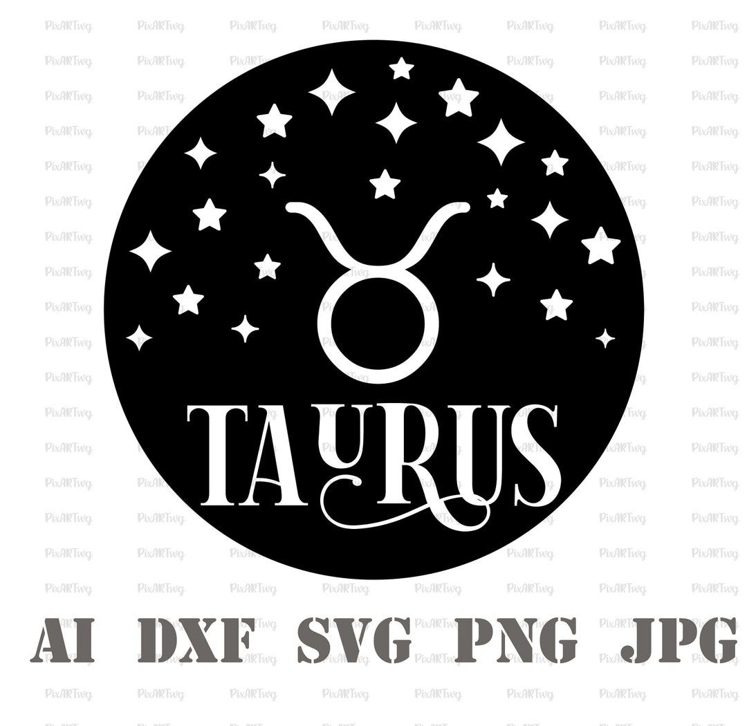 Taurus Svg-zodiac Svg-zodiac Tumbler Svg-horoscope Svg-star Zodiac ...