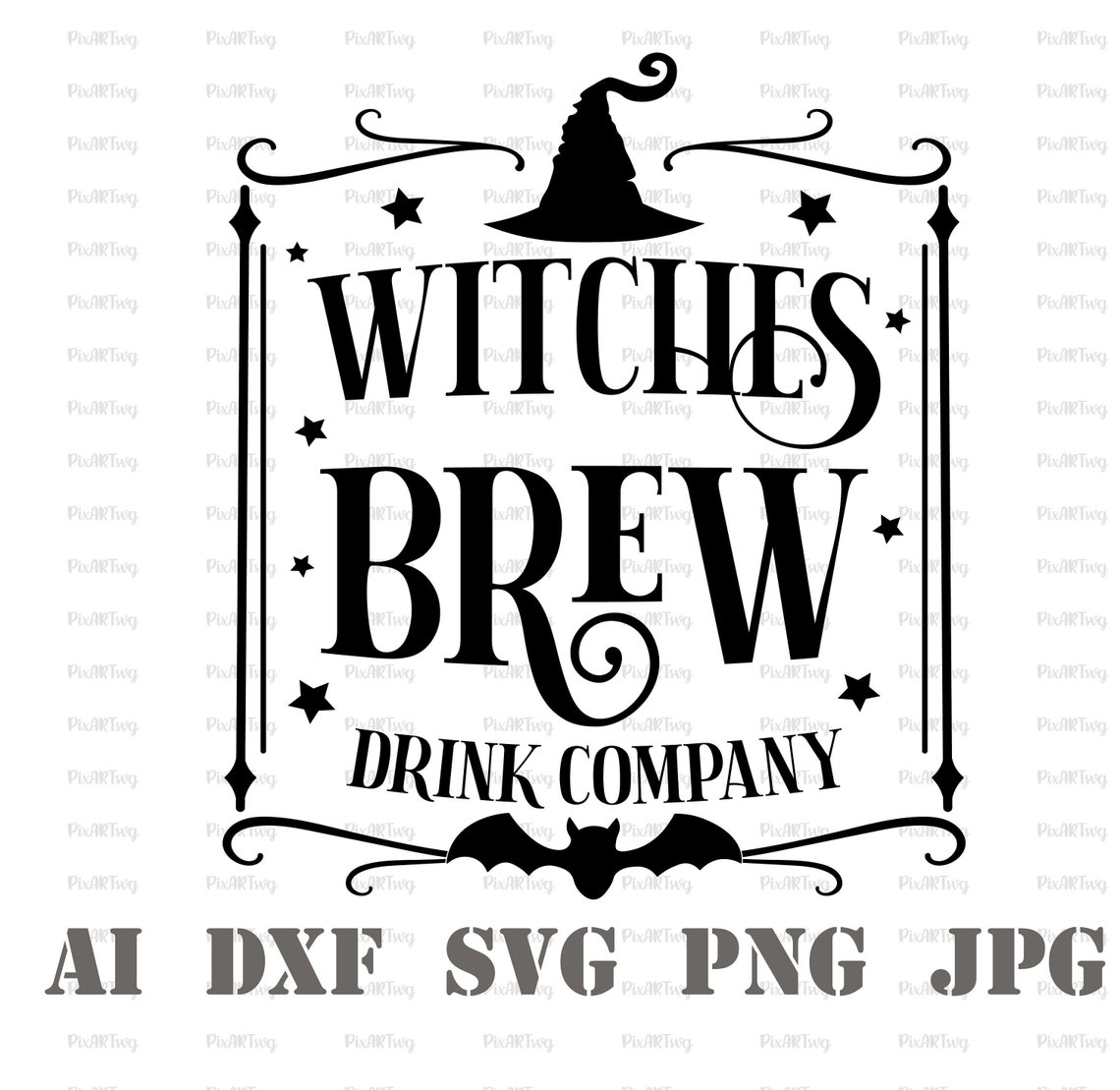 Witches Brew Svg-witch's Brew Svg-witch Svg-halloween | Etsy