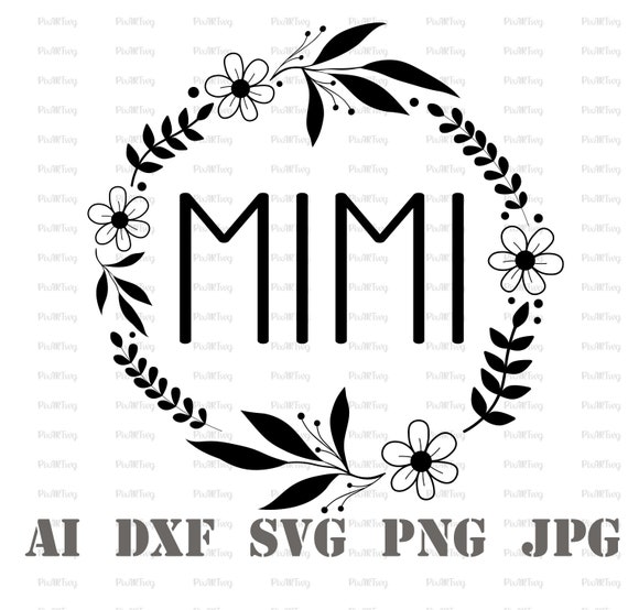 Mimi's Kitchen Svg-Mimi Life Svg-Mother's Day Pot Holder Svg-Mothers ...
