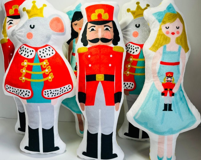 Nutcracker Peg Doll Set - Etsy
